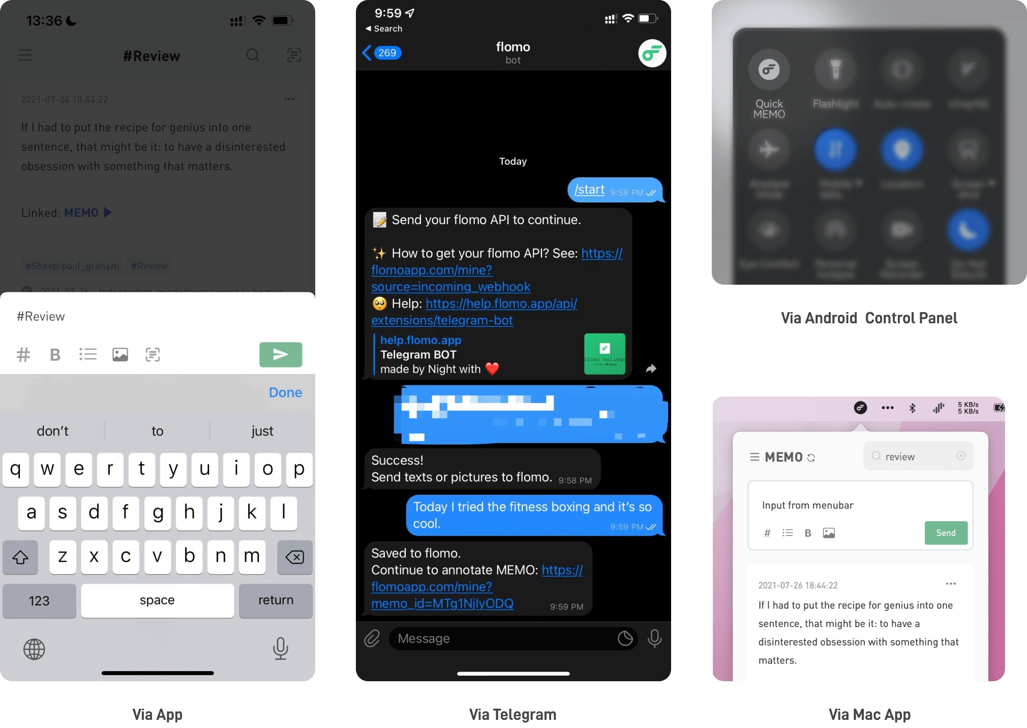 flomo - Capture faster, review better
