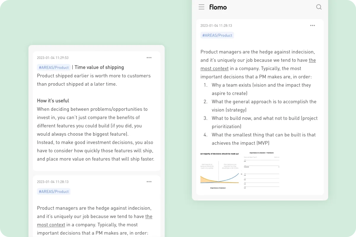 flomo - Capture faster, review better